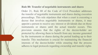 MODES OF EXECUTION CIVIL PROCEDURE CODE. | PPTX