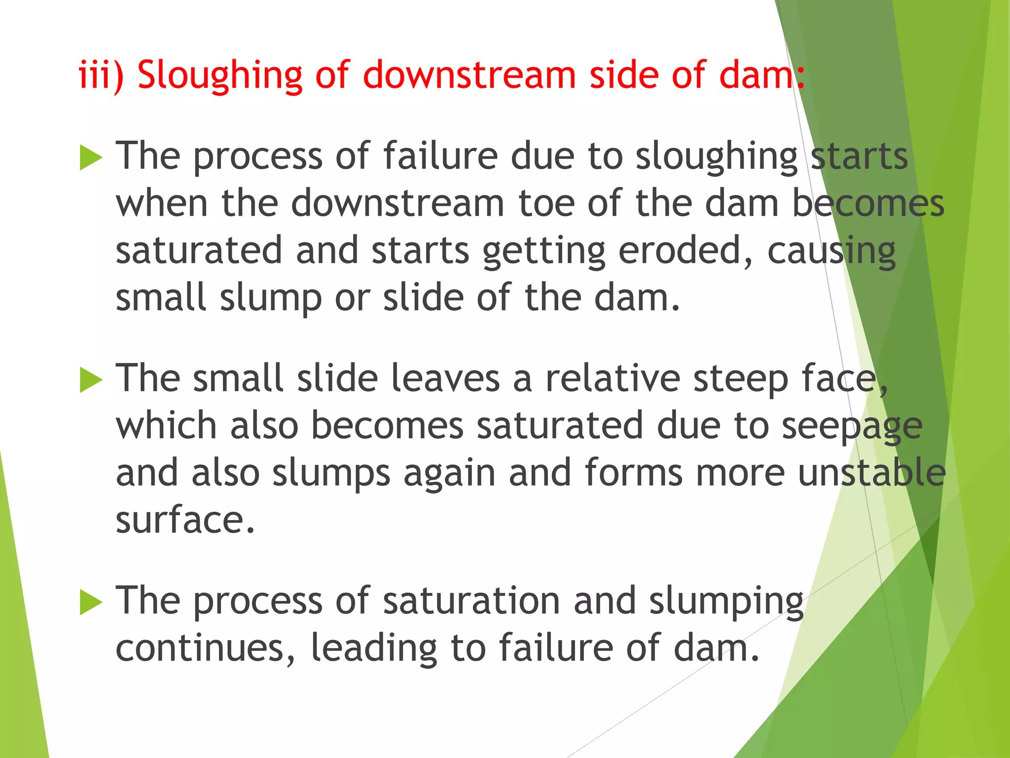 Modes of failure earth dams | PPTX