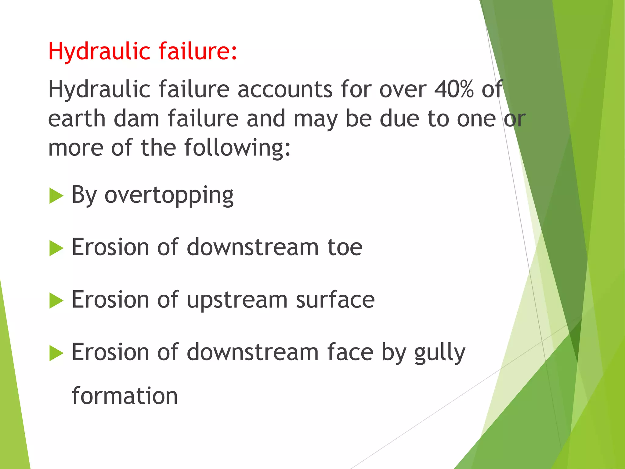 Modes of failure earth dams | PPTX