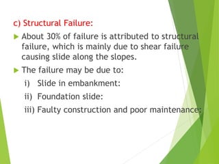 Modes of failure earth dams | PPTX