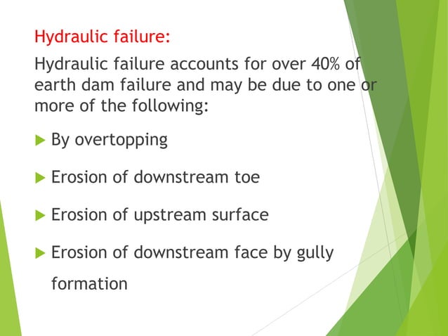 Modes of failure earth dams | PPTX