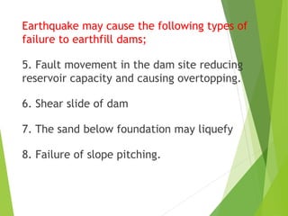 Modes of failure earth dams | PPTX