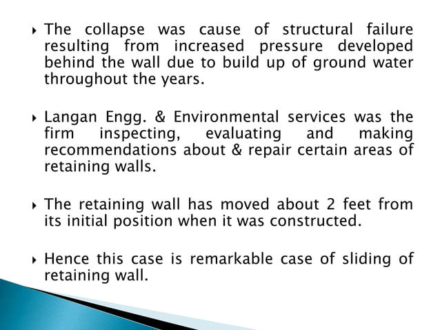 Modes of failure of retaining walls | PPTX