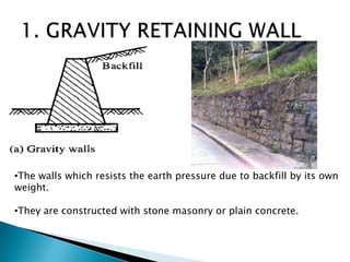Modes of failure of retaining walls | PPTX