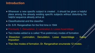 Modes of formation of subject shalini | PPTX