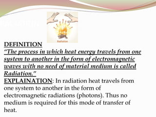 Modes of heat transfer | PPTX
