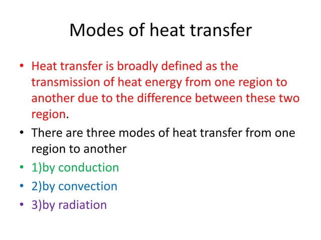 Modes of Heat Transfer. conduction,convection, raditation | PPTX