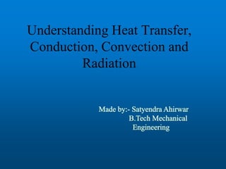 Modes of heat transfer conduction convection radiation complete | PPTX ...