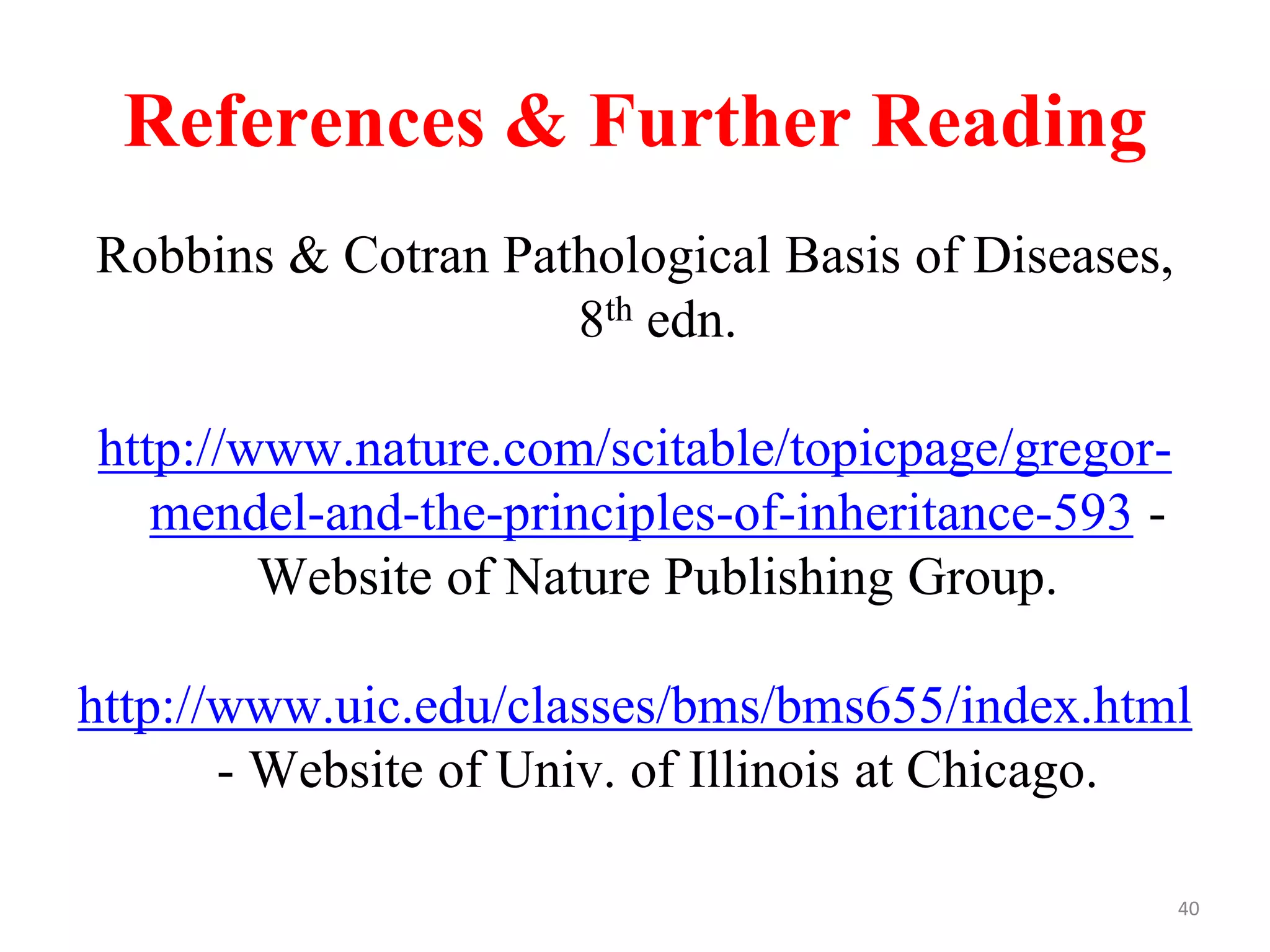 Modes of inheritance | PPTX