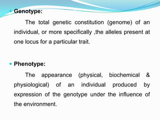 Modes of inheritance-Dr.Gourav | PPTX