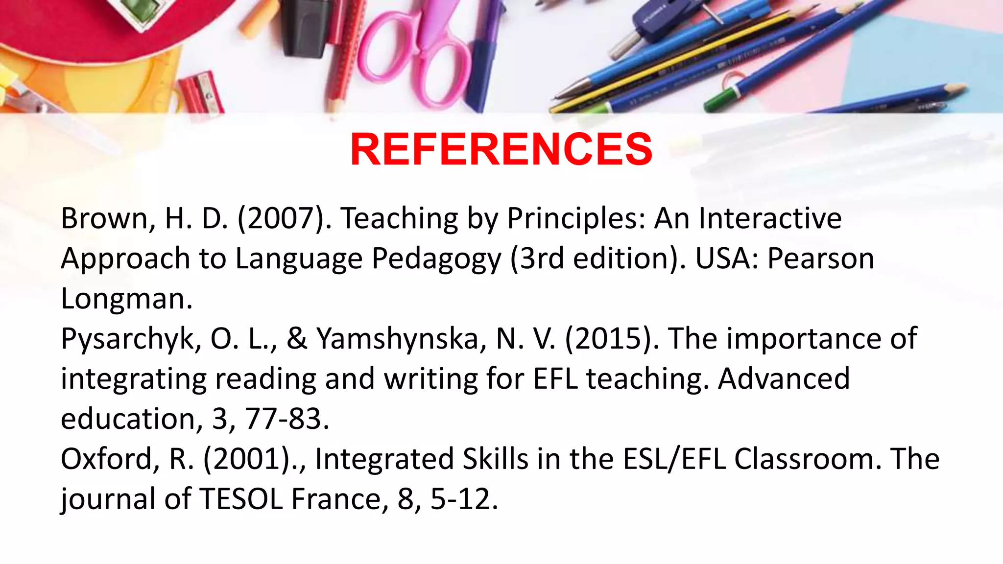 Modes of integrating all four skills | PPTX