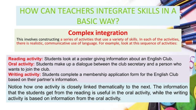 Modes of integrating all four skills | PPTX