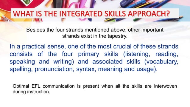 Modes of integrating all four skills | PPTX
