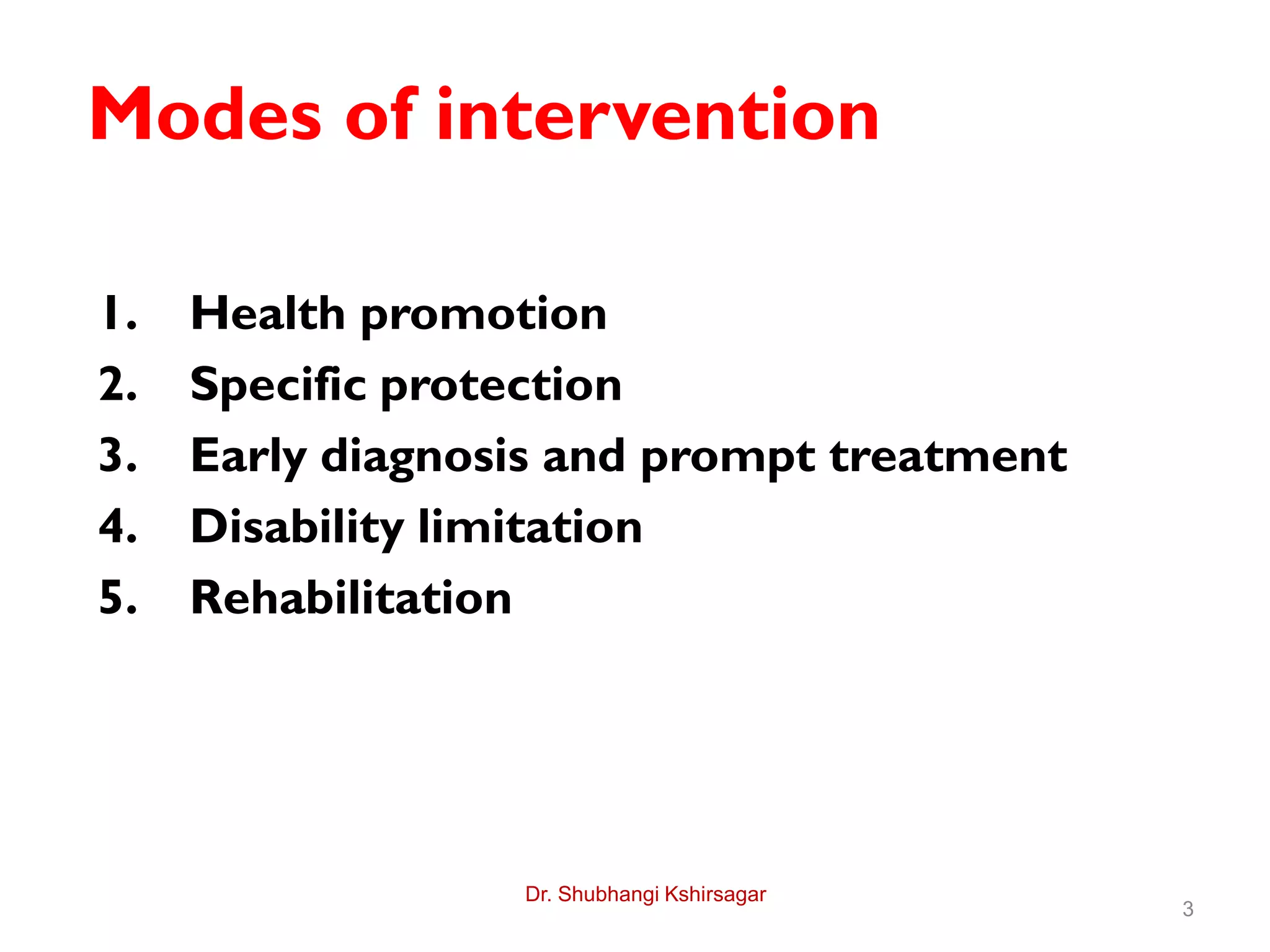 Modes of intervention | PDF