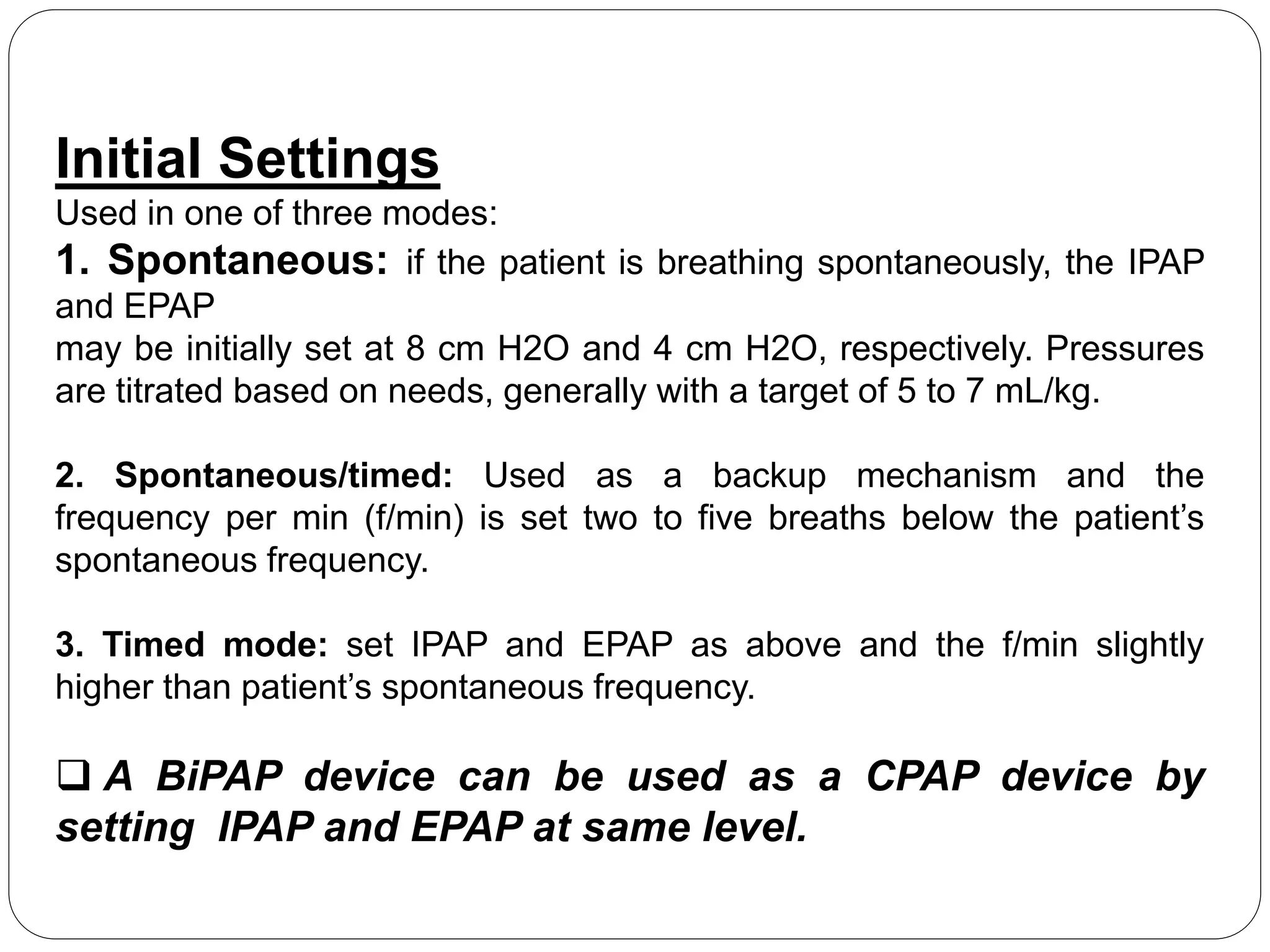 Modes of mechanical ventilation | PPTX