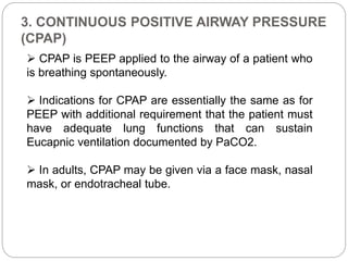 Modes of mechanical ventilation | PPTX