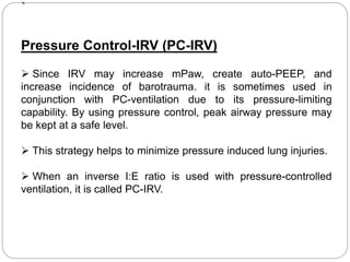 Modes of mechanical ventilation | PPTX