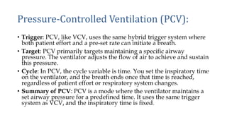 modes of mechanical ventilation.pptx | Lung and Respiratory Health ...