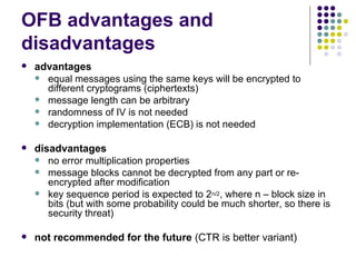 Block Ciphers Modes of Operation | PDF