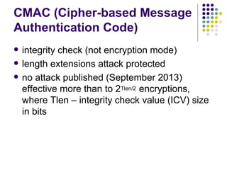 Block Ciphers Modes of Operation | PDF