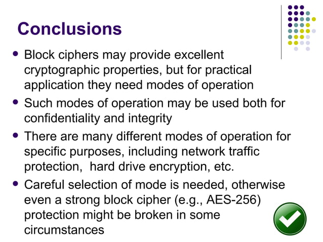 Block Ciphers Modes of Operation | PDF