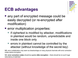 Block Ciphers Modes of Operation | PDF