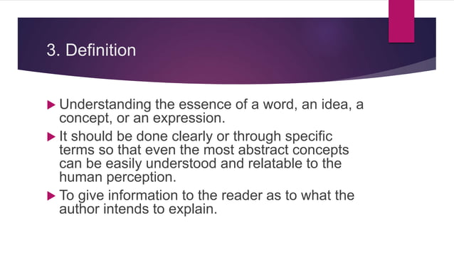 Modes of Paragraph Development | PPTX