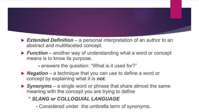 Modes of Paragraph Development | PPTX