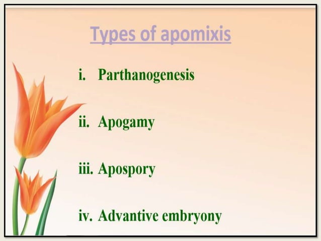 Modes of reproduction and apomixis lecture- Plant breeding and genetics ...
