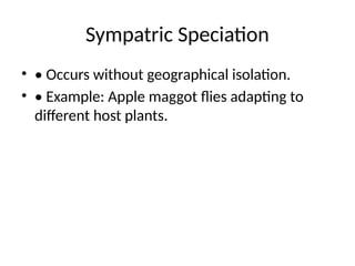 Biology: Modes_of_Speciation_Presentation.pptx