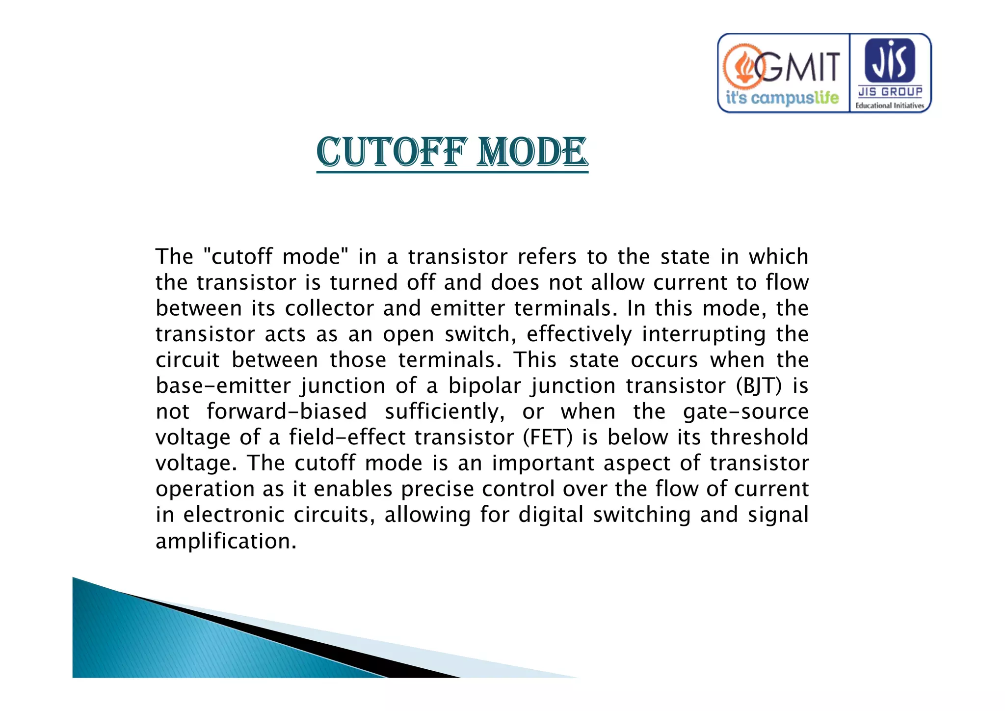 Modes of transistor.pdf