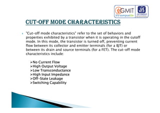 Modes of transistor.pdf