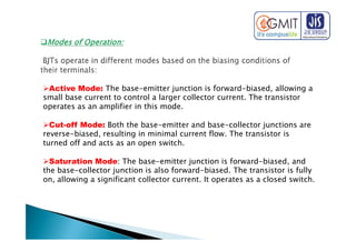 Modes of transistor.pdf