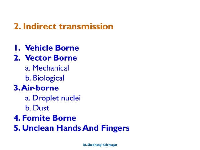 Modes of transmission | PDF