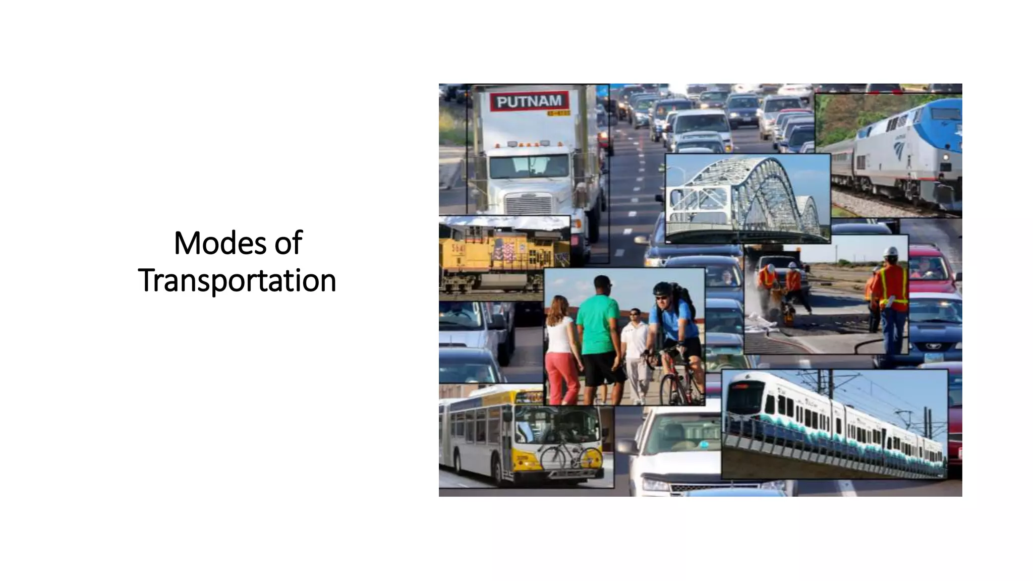 Modes of transportation | PPTX