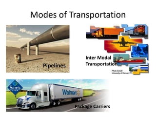 Modes of transportation - Pipelines | PPTX
