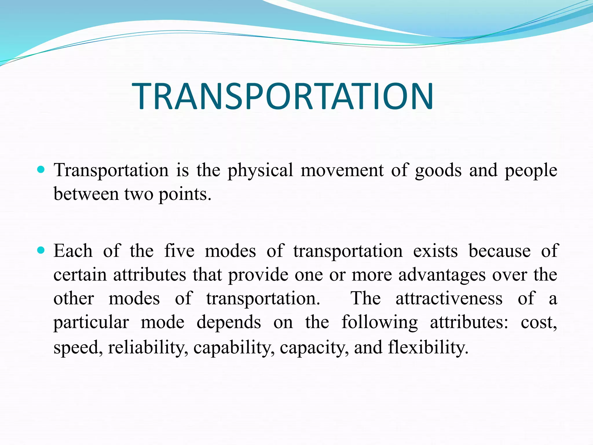 Modes of transportations | PPT
