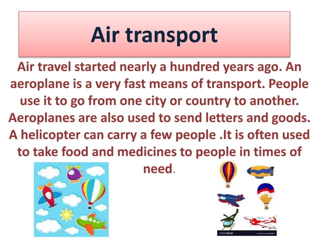 MODES OF TRANSPORT | PPTX | Rail Travel | Travel Type