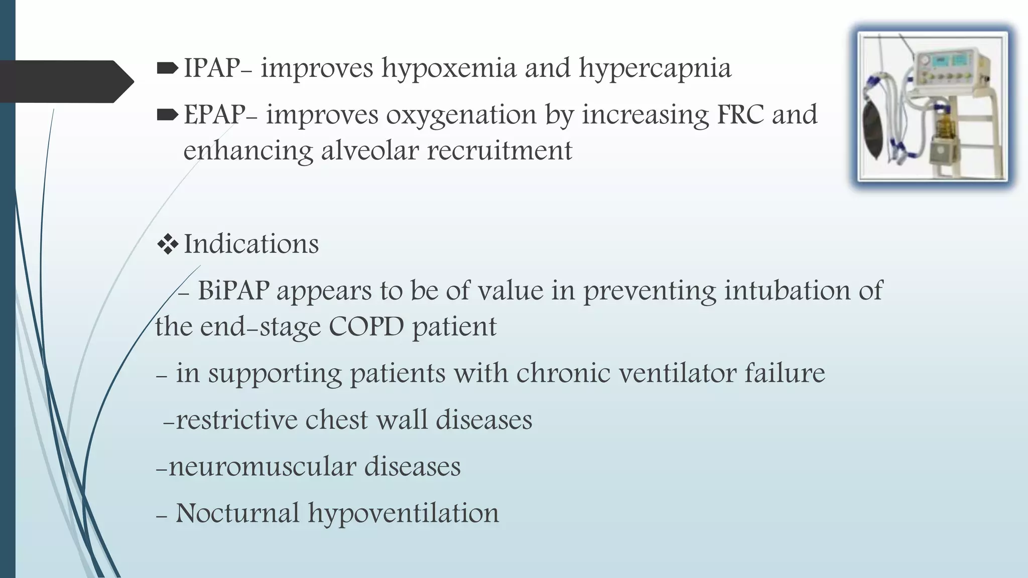 Modes of ventilation and weaning | PPTX