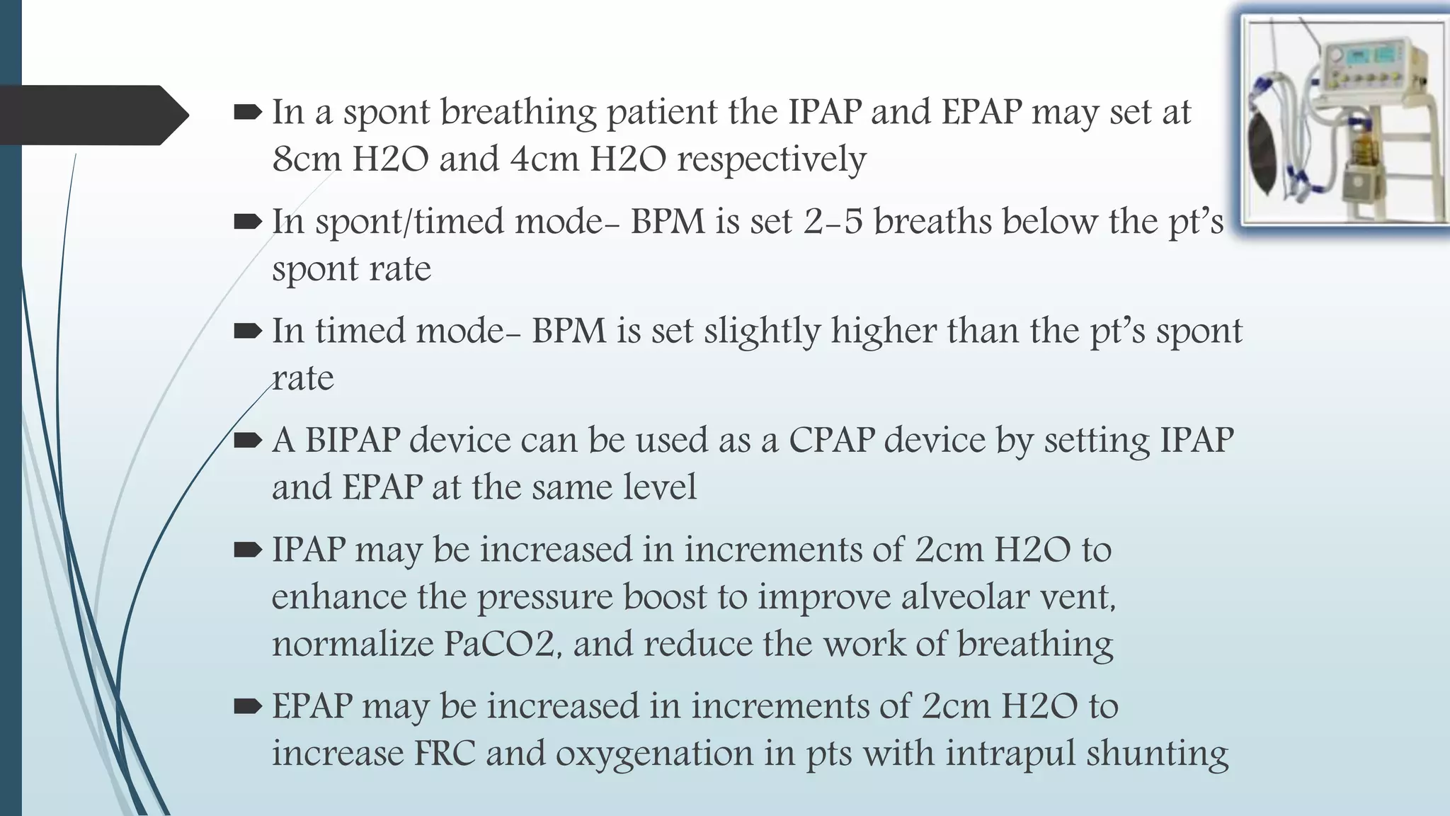 Modes of ventilation and weaning | PPTX