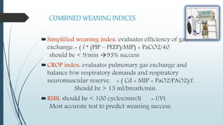 Modes of ventilation and weaning | PPTX