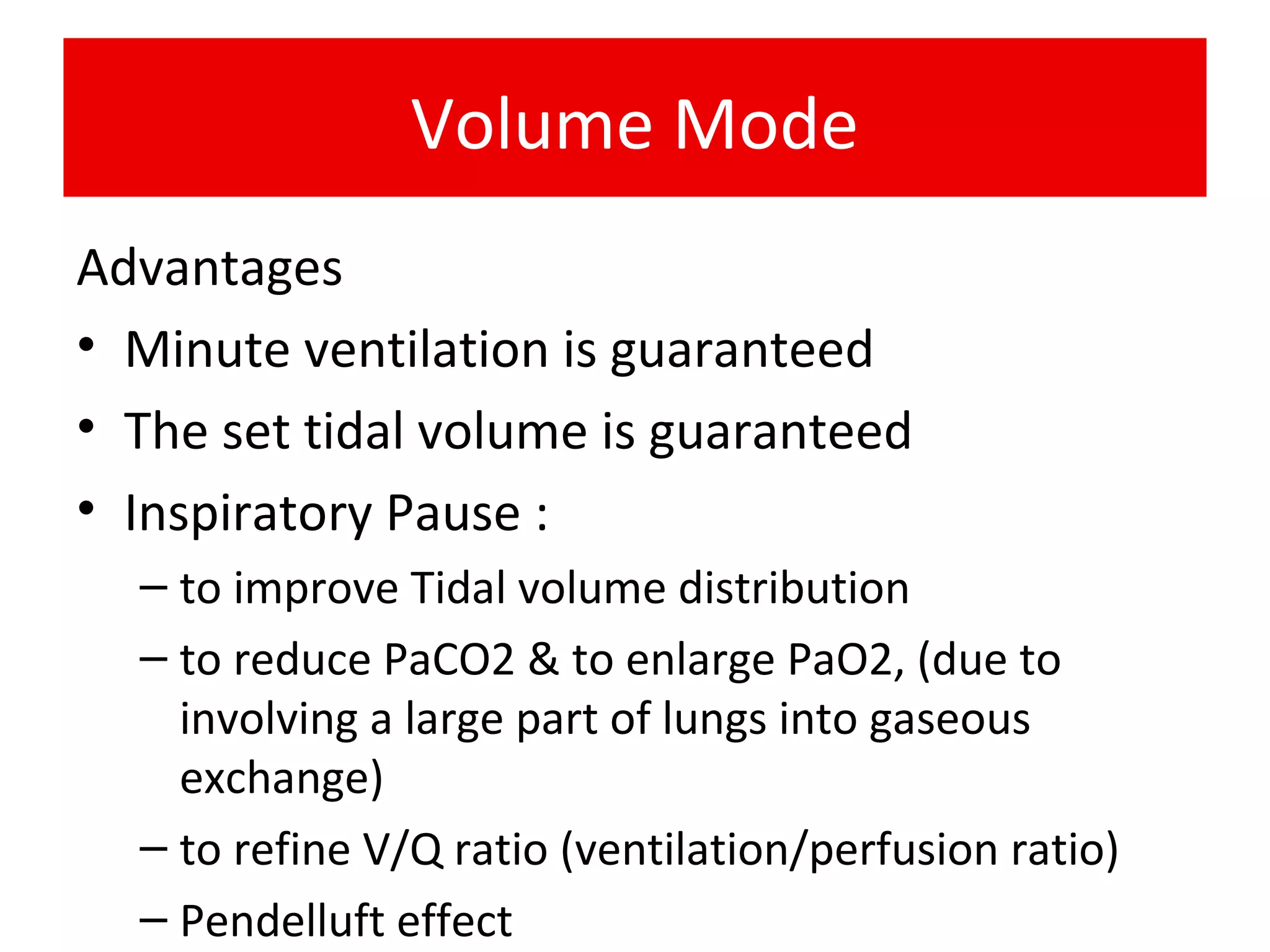 Modes of ventilation exams 2014 | PPT