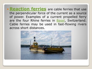 Modes of Water Transportation | PPTX