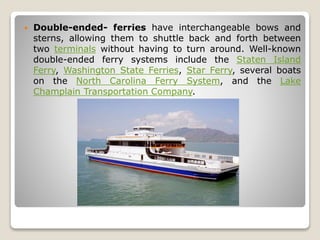 Modes of Water Transportation | PPTX