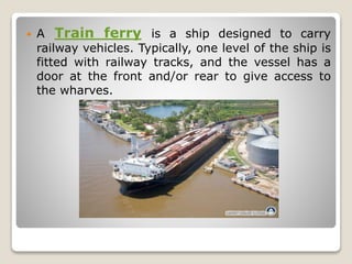 Types Of Water Transportation