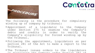 Modes of Winding up of a Company | PPTX