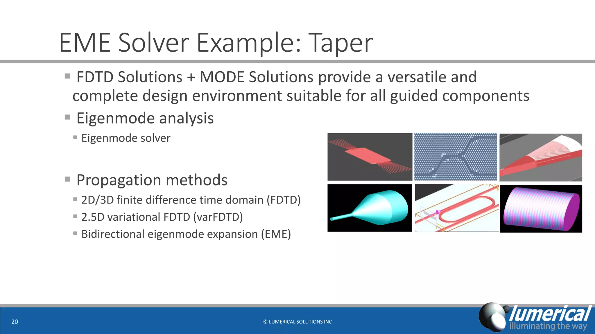 Lumerical Software: MODE Solutions | PDF