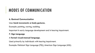 Modes & Skills of Communication (slp-1) lecture-10.pptx