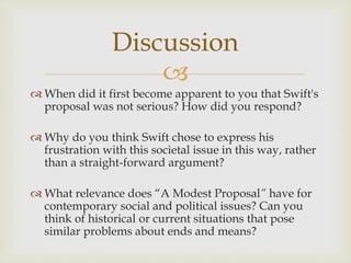 Modest proposal sample presentation | PPTX