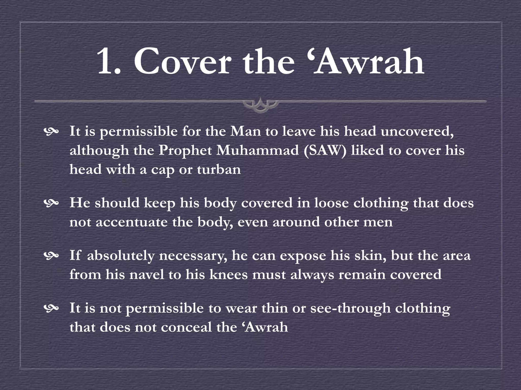 Modesty: A Part of Iman (Brothers) | PPTX